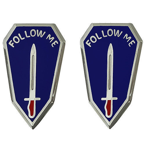 Follow Me Infantry Logo US Army 197th Infantry Brigade "Follow Me"