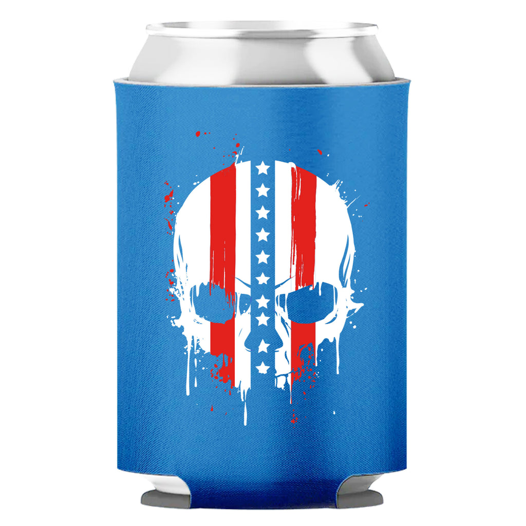 Americana Can Cooler: Red, White & Blue Skull – Vanguard Industries