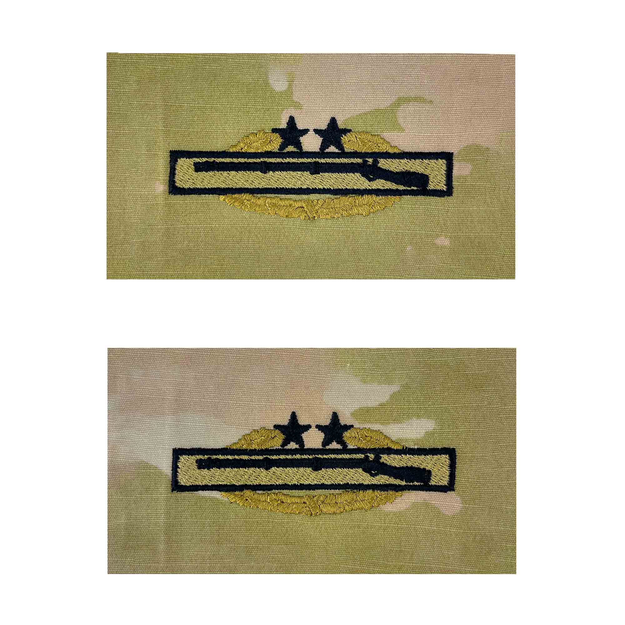 Army Third Award Master Combat Infantry Sew On Army OCP Uniform Badge