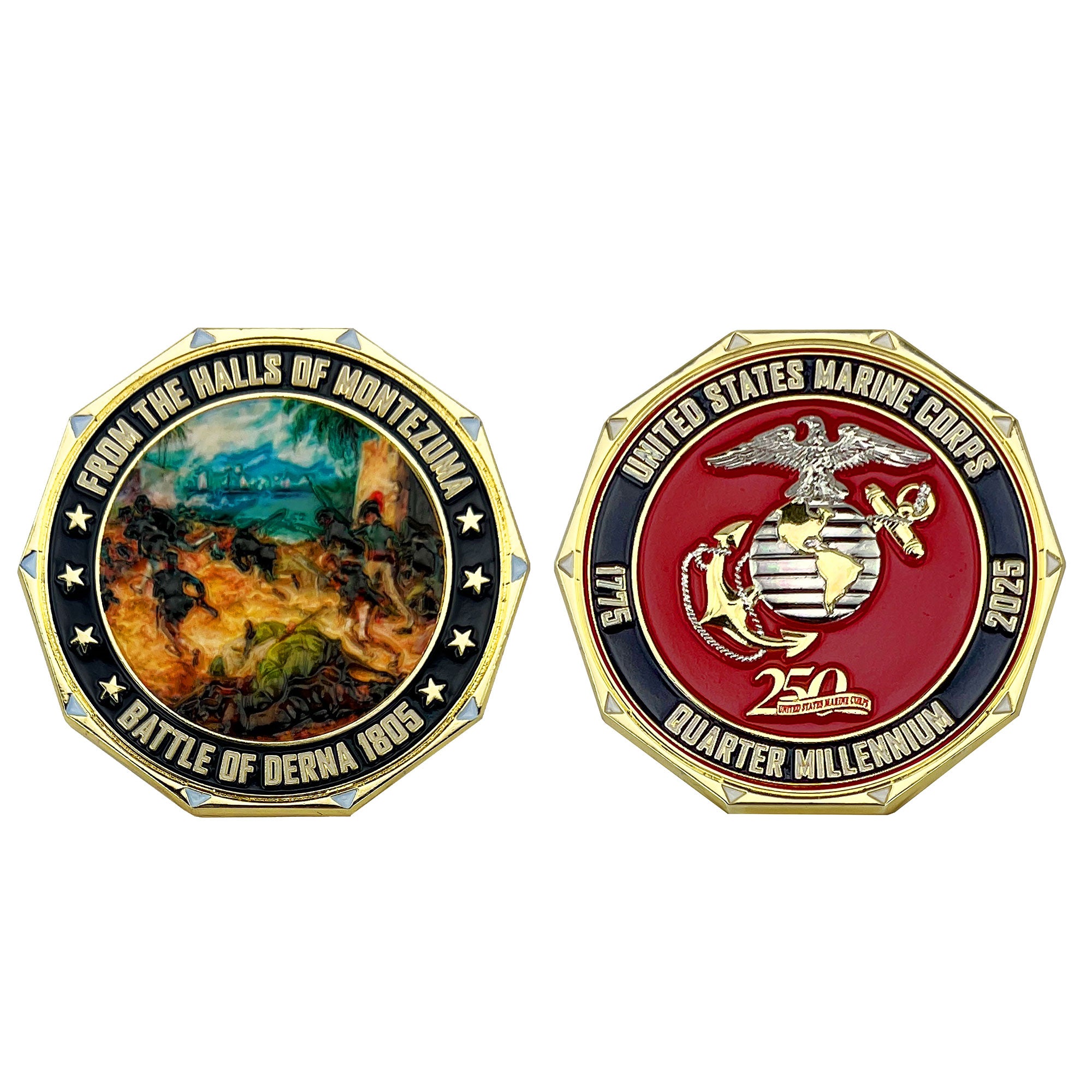 Marine Corps 250th Coin: 2" Battle of Derna (1805)