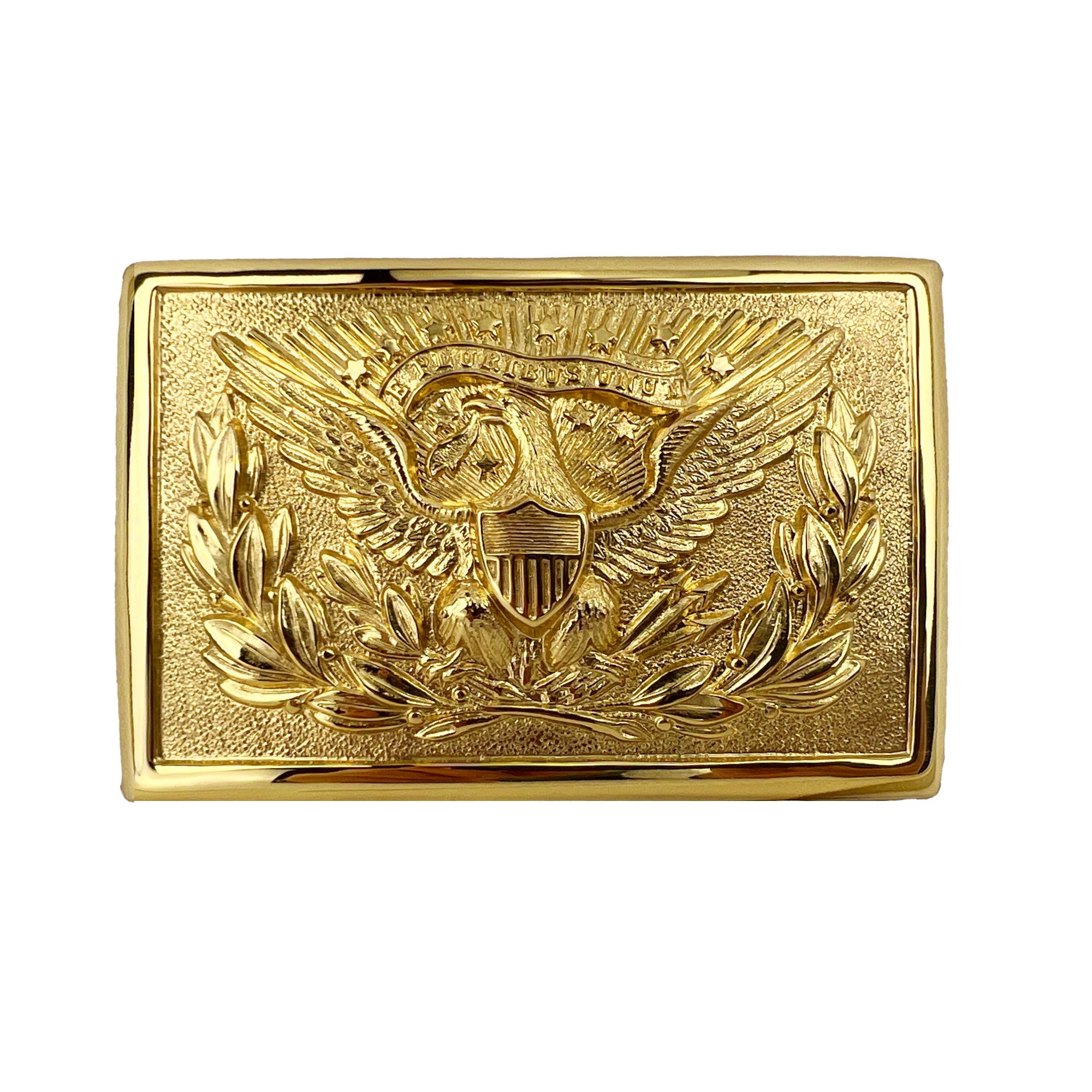 Military Brass Belt Buckles 1 1/4 Inch Web Belt Uniform Buckle