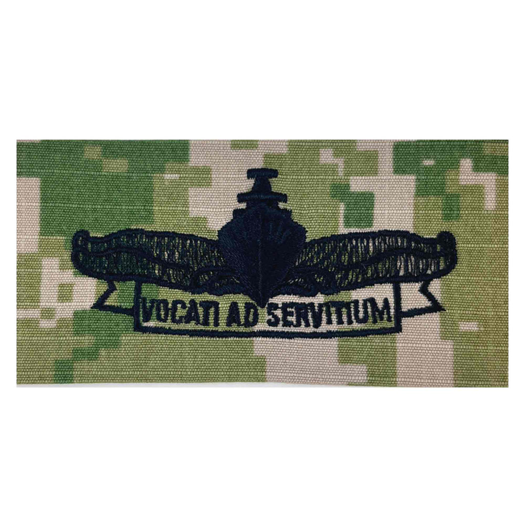 Navy Embroidered Badge: Surface Chaplain Officer - Woodland Digital NW ...