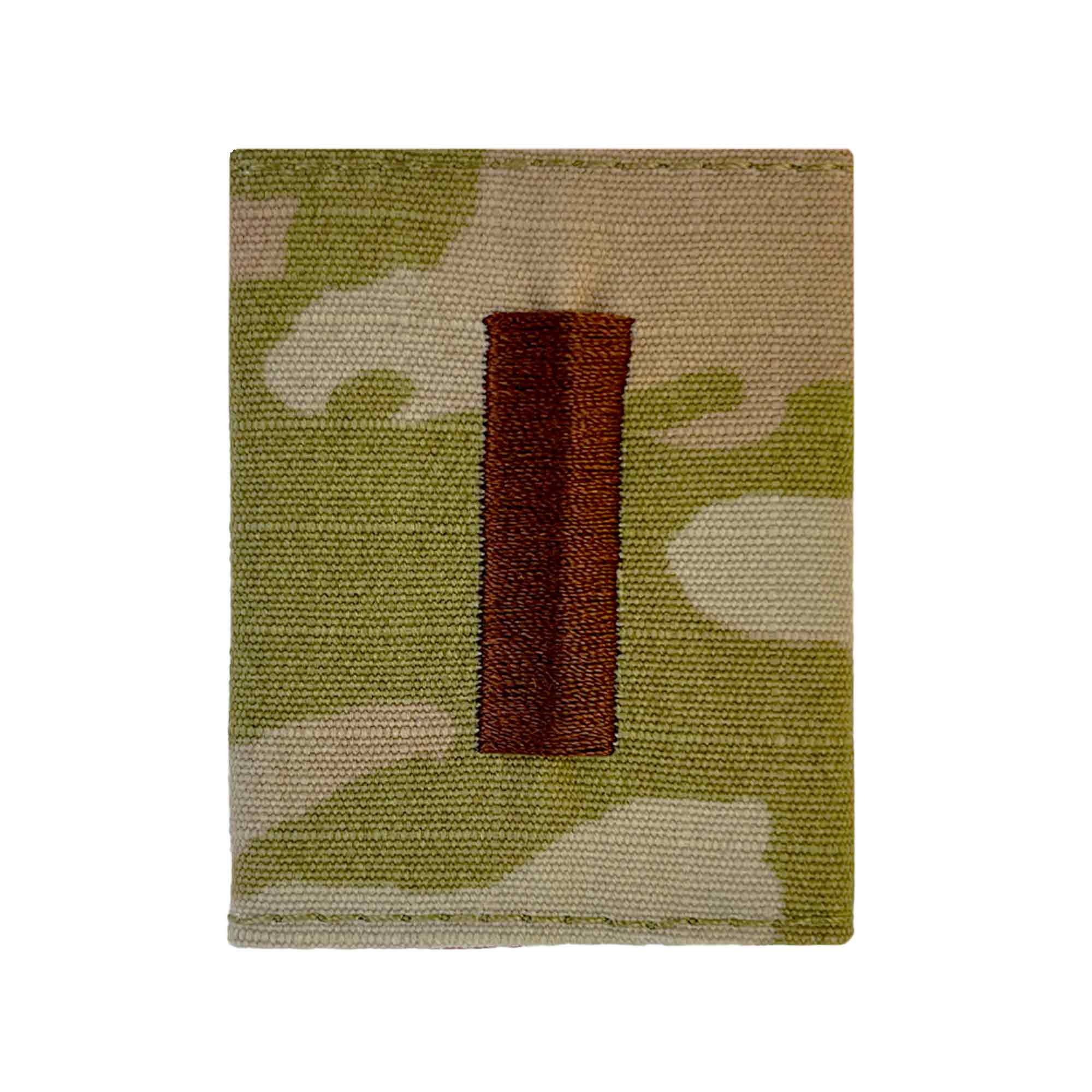 Coast Guard Parka Tab embroidered on OCP: ENS Ensign