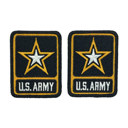 Army Patch: US Army Star Logo - Full Color with hook closure