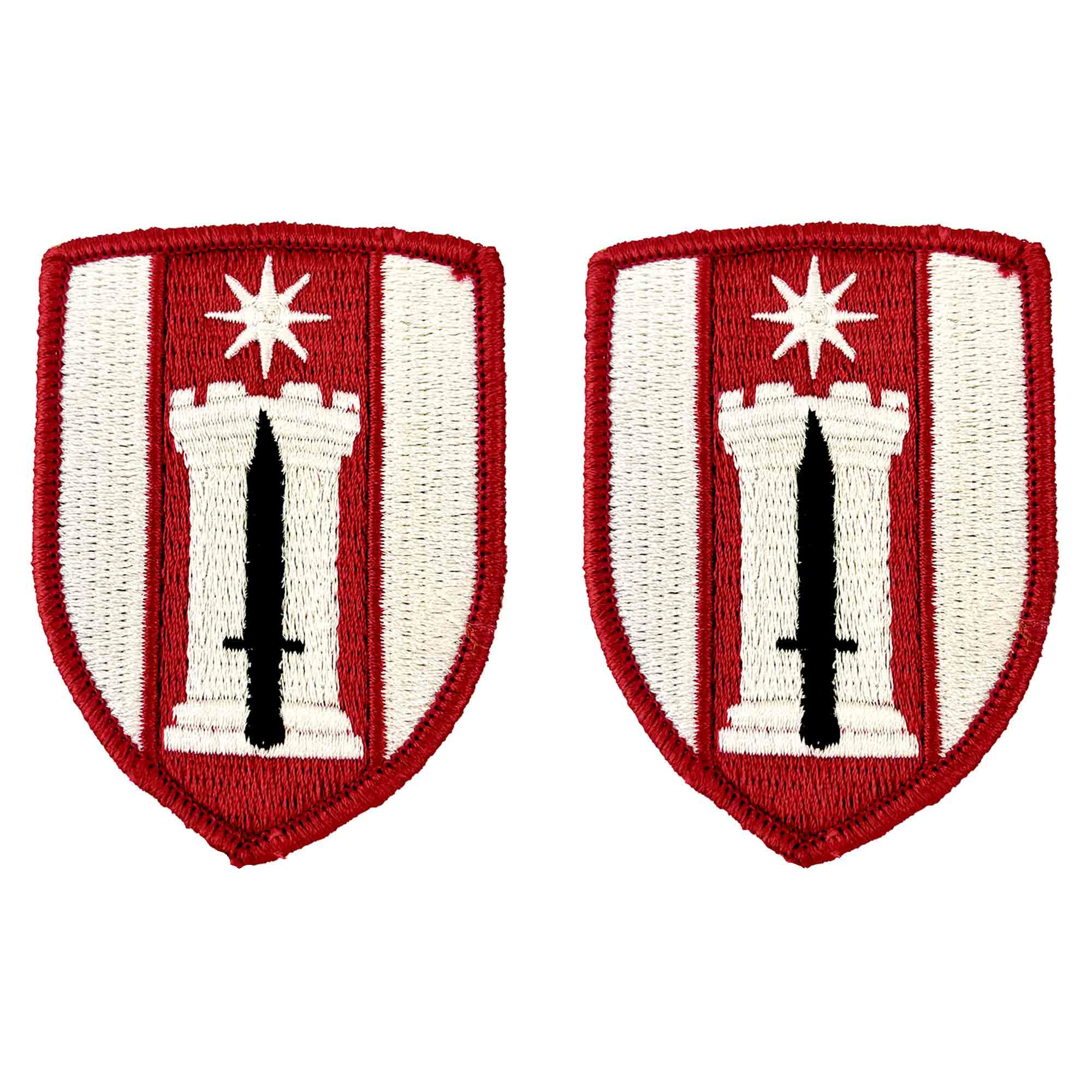Army Patch: 372nd Engineer Brigade - Full Color embroidery