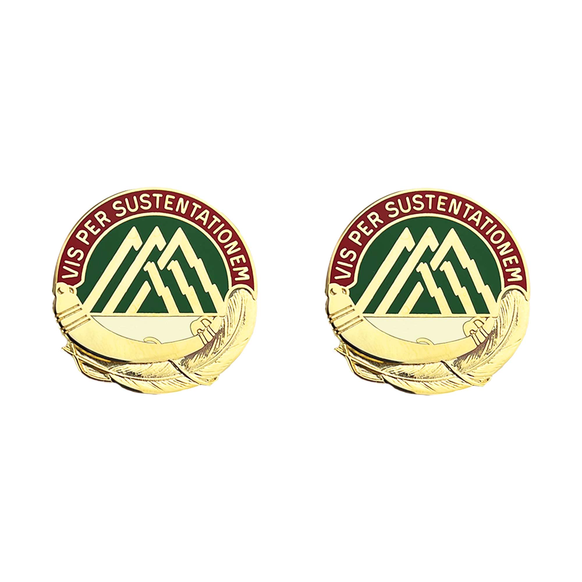 Army Crest: 70th Support Battalion - Motto: Vis Per Sustentationem