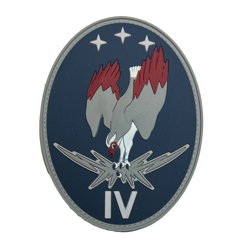 U.S. Space Force PVC Patch 4th Electromagnetic Warfare Squadron with h