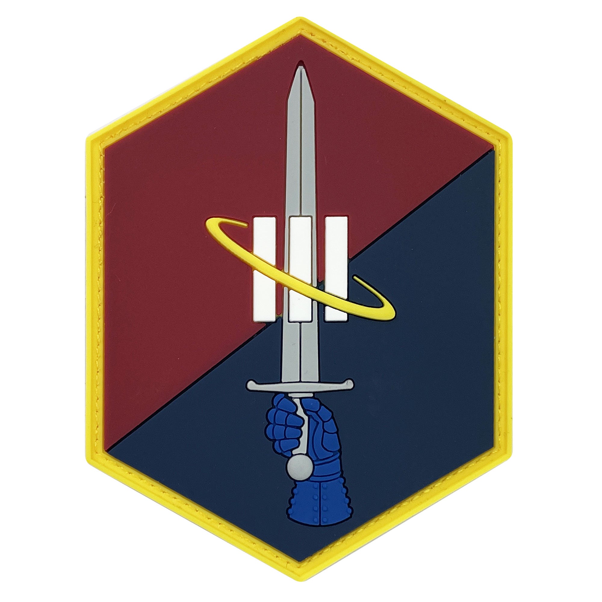 U.S. Space Force PVC Patch Space Base Delta 3 with hook