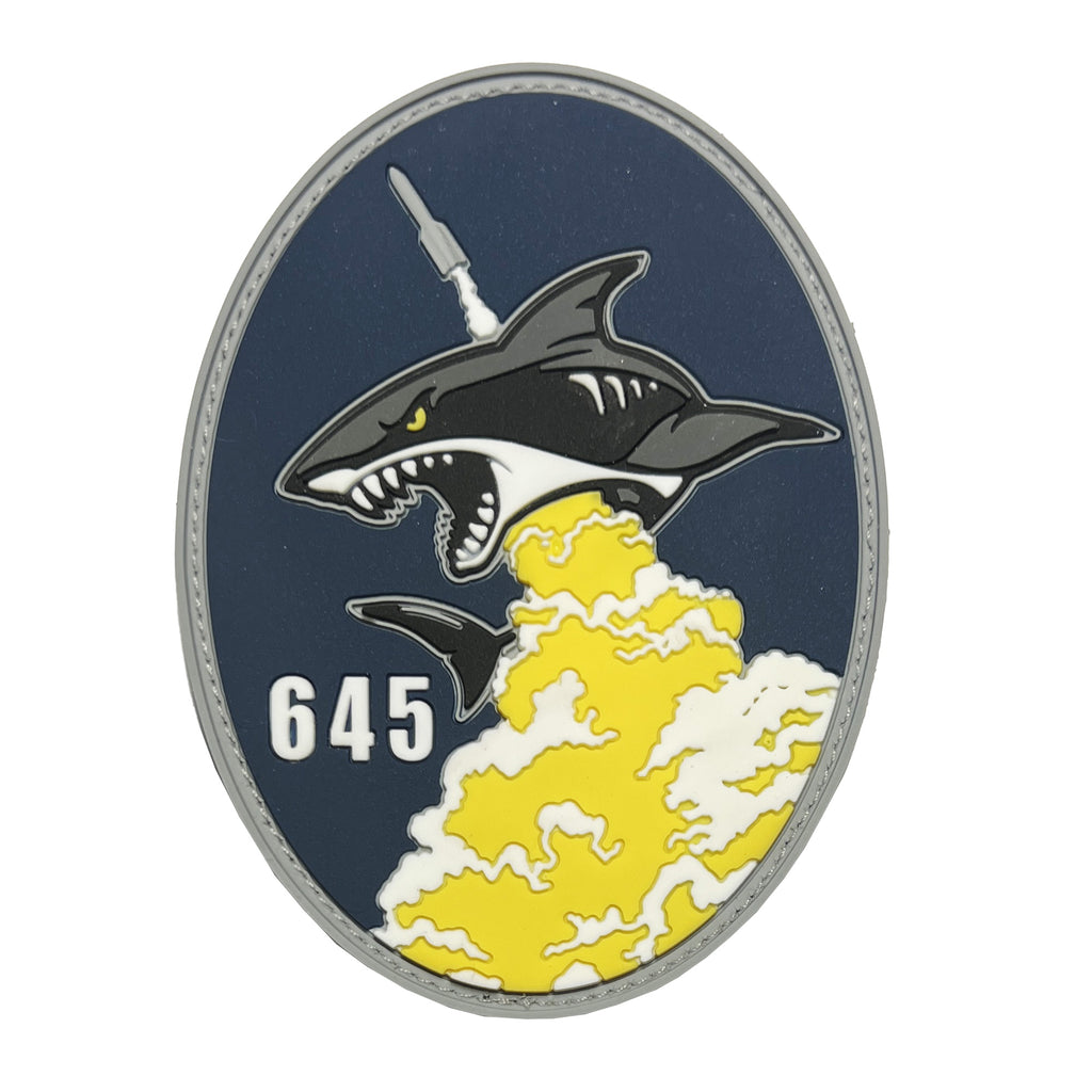 U.S. Space Force PVC Patch 645th Cyberspace Squadron with hook – Vanguard Industries