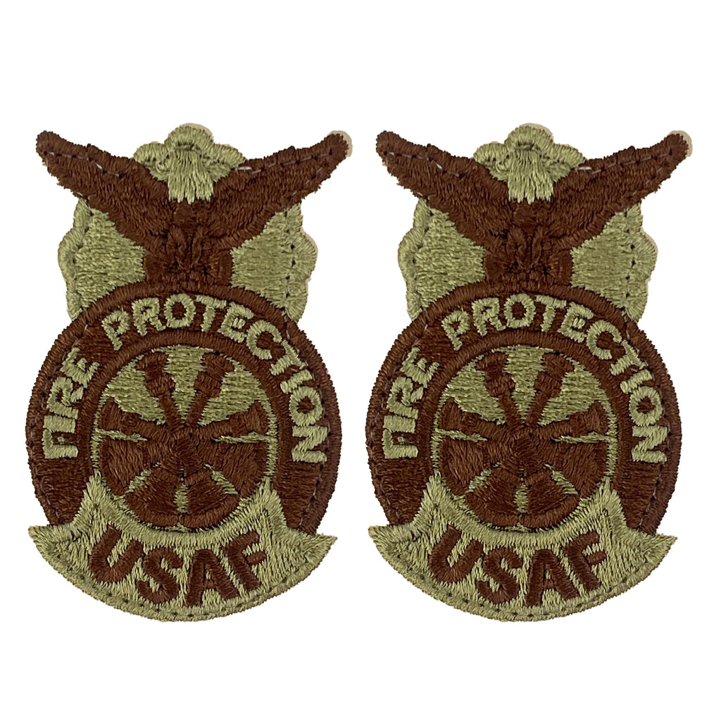 Air Force Patch: Fire Protection Deputy Chief OCP with hook closure ...