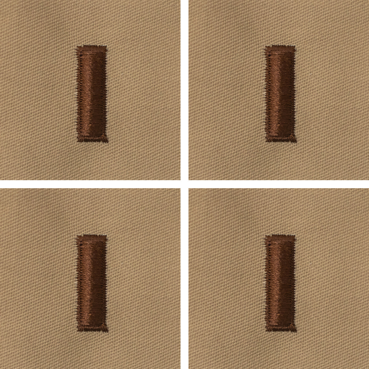 Air Force Embroidered Rank: 2nd Luietuant - Desert Sand