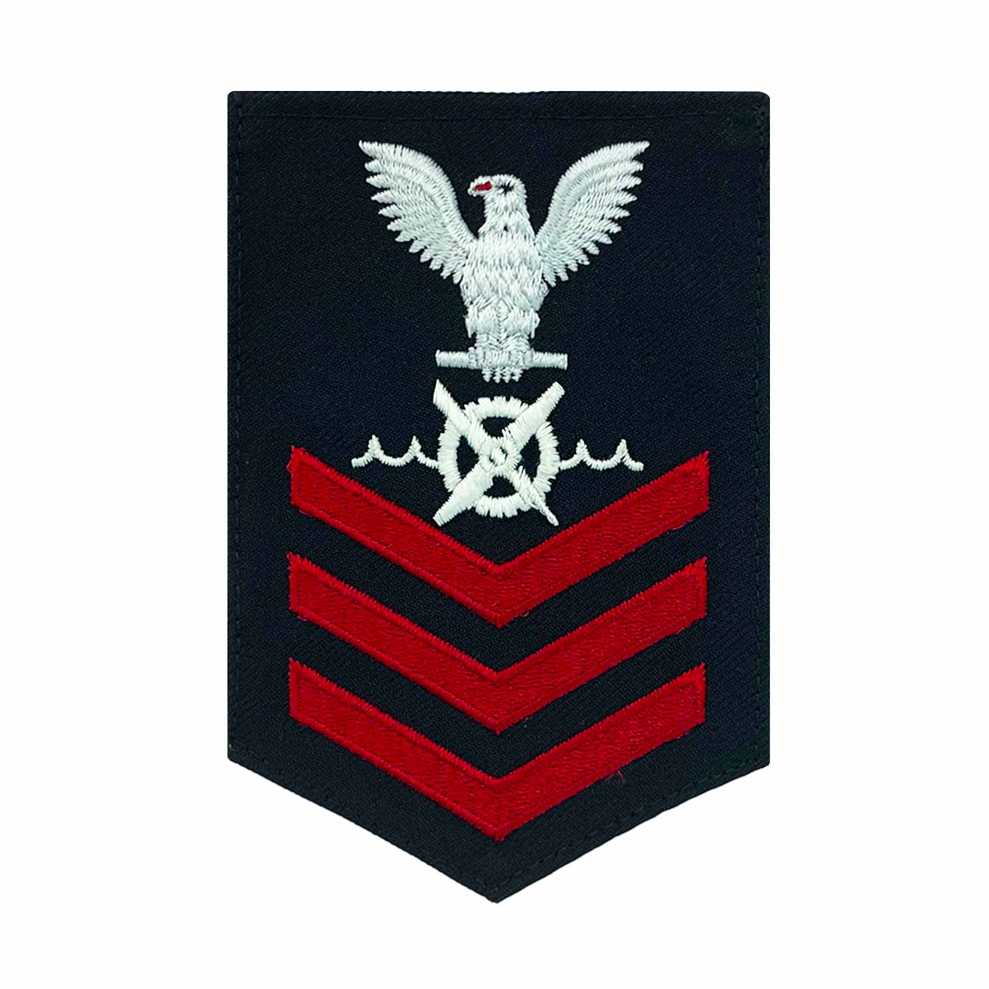Navy E6 FEMALE Rating Badge: RW Robotics Warfare Specialist - New Serg