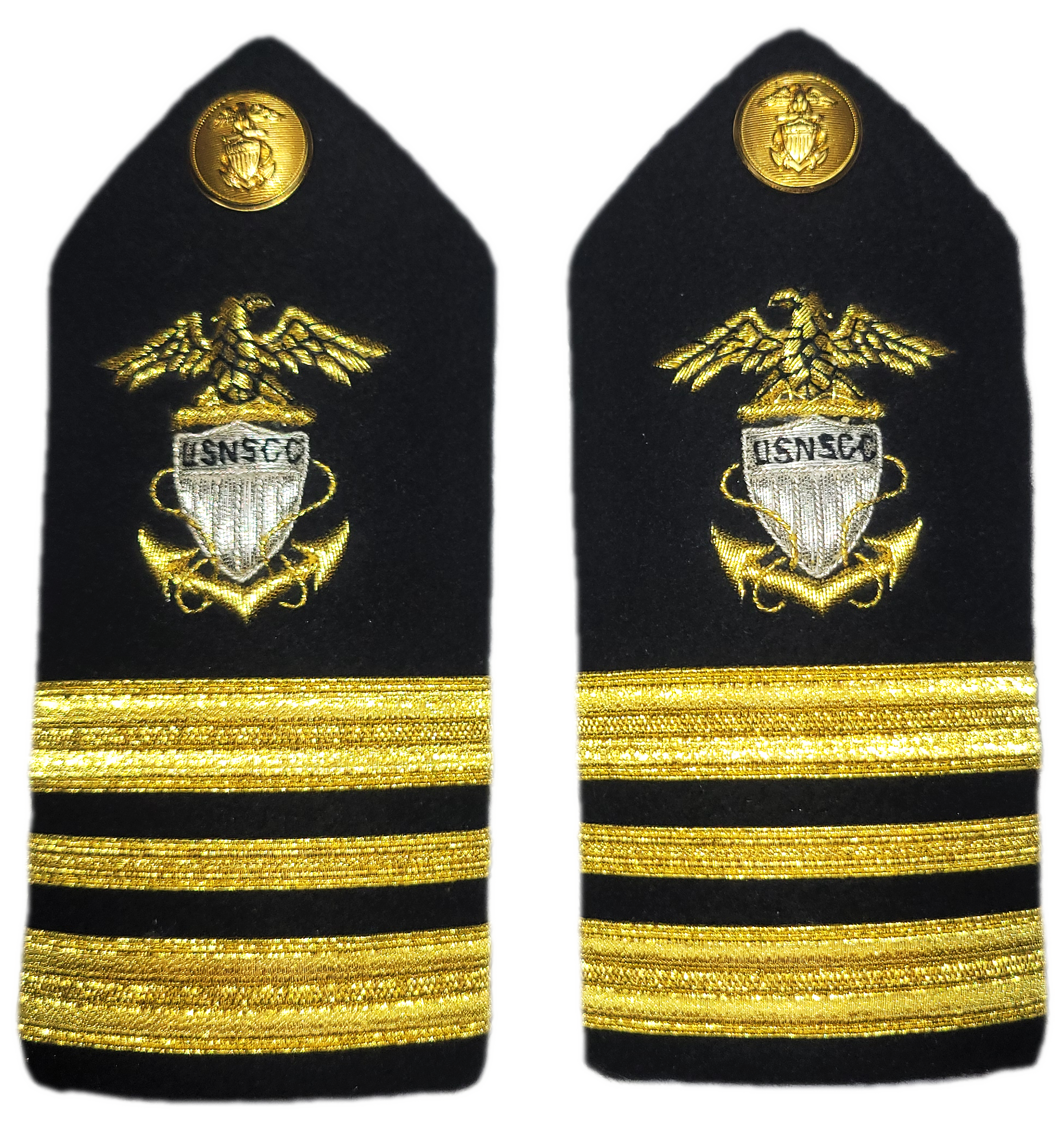 USNSCC - Lieutenant Commander (LCDR) Hard Shoulder Board (Female)
