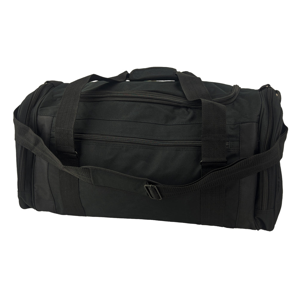 Duffle Backpack Black Polyester with hang tag – Vanguard Industries