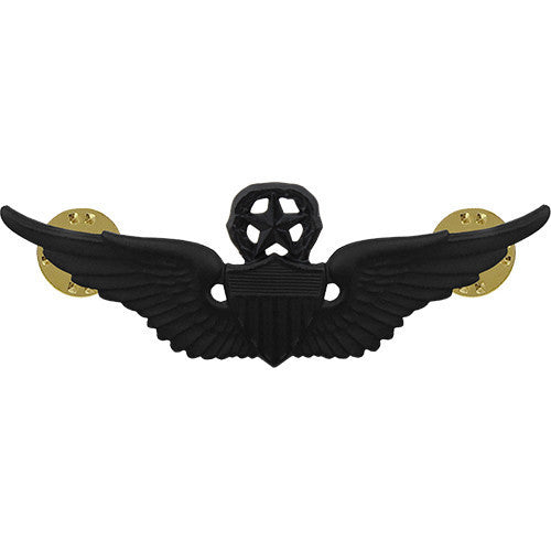 Army Regulation Size Black Metal Master Aviator Badge – Vanguard Industries