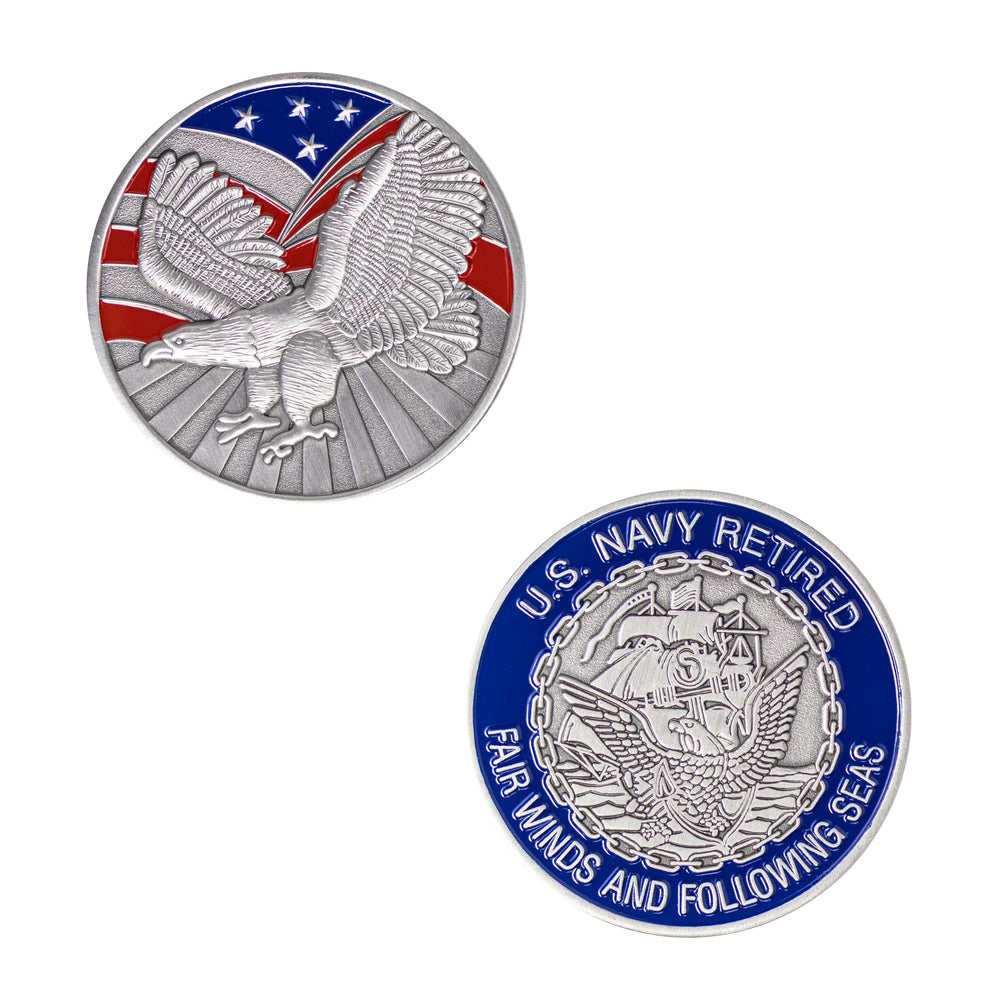 Navy Coins & Coin Holders