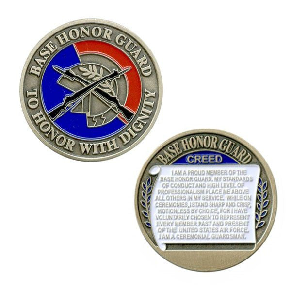 USAF Base Honor Guard Coin