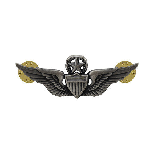 Army Miniature Silver Oxidized Master Aviator Badge – Vanguard Industries