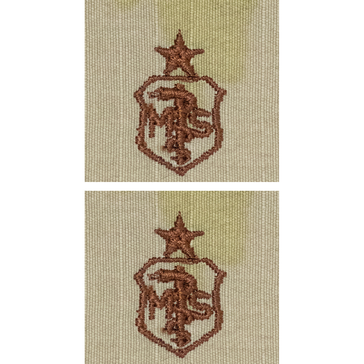 Air Force Embroidered Badge: Medical Service: Senior - embroidered on