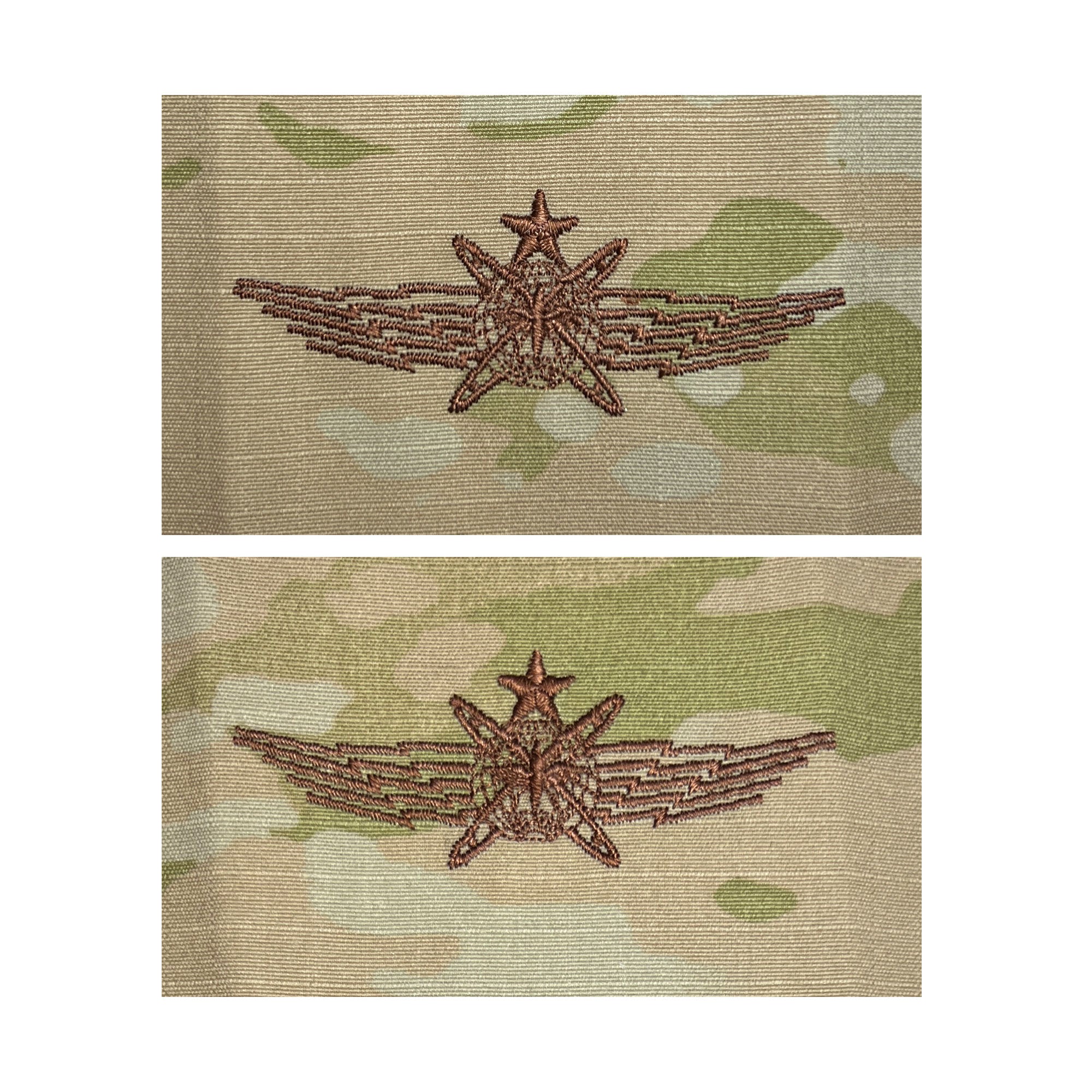 Air Force Embroidered Badge: Cyberspace Operator: Senior - embroidered