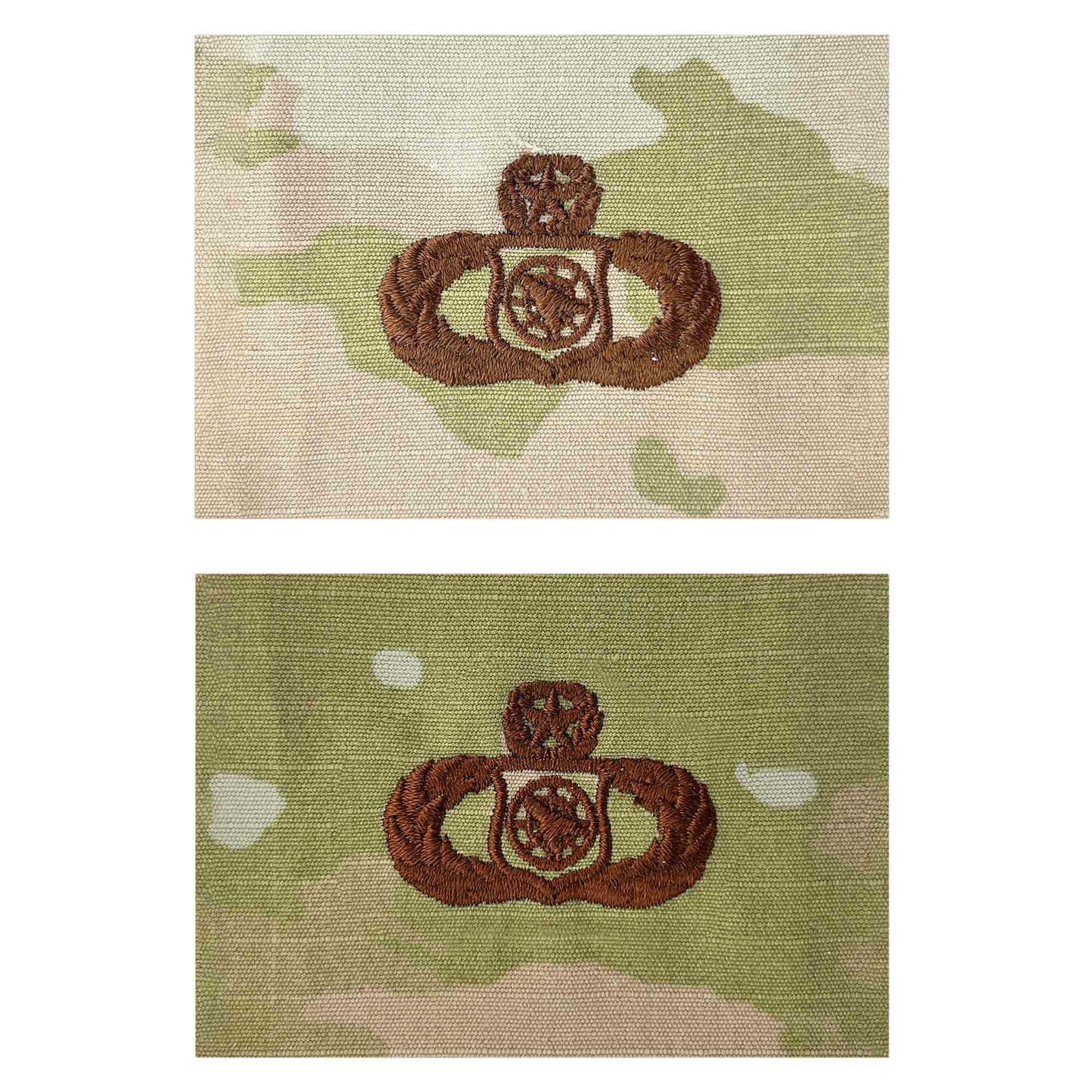 Air Force Embroidered Badge: Weapons Controller: Master - embroidered