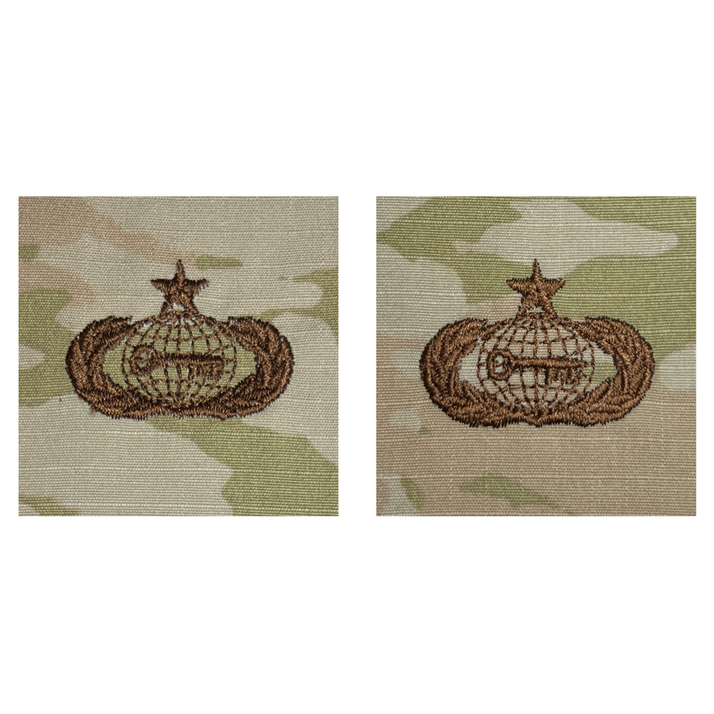 Air Force Embroidered Badge: Intelligence: Senior - embroidered on OCP ...