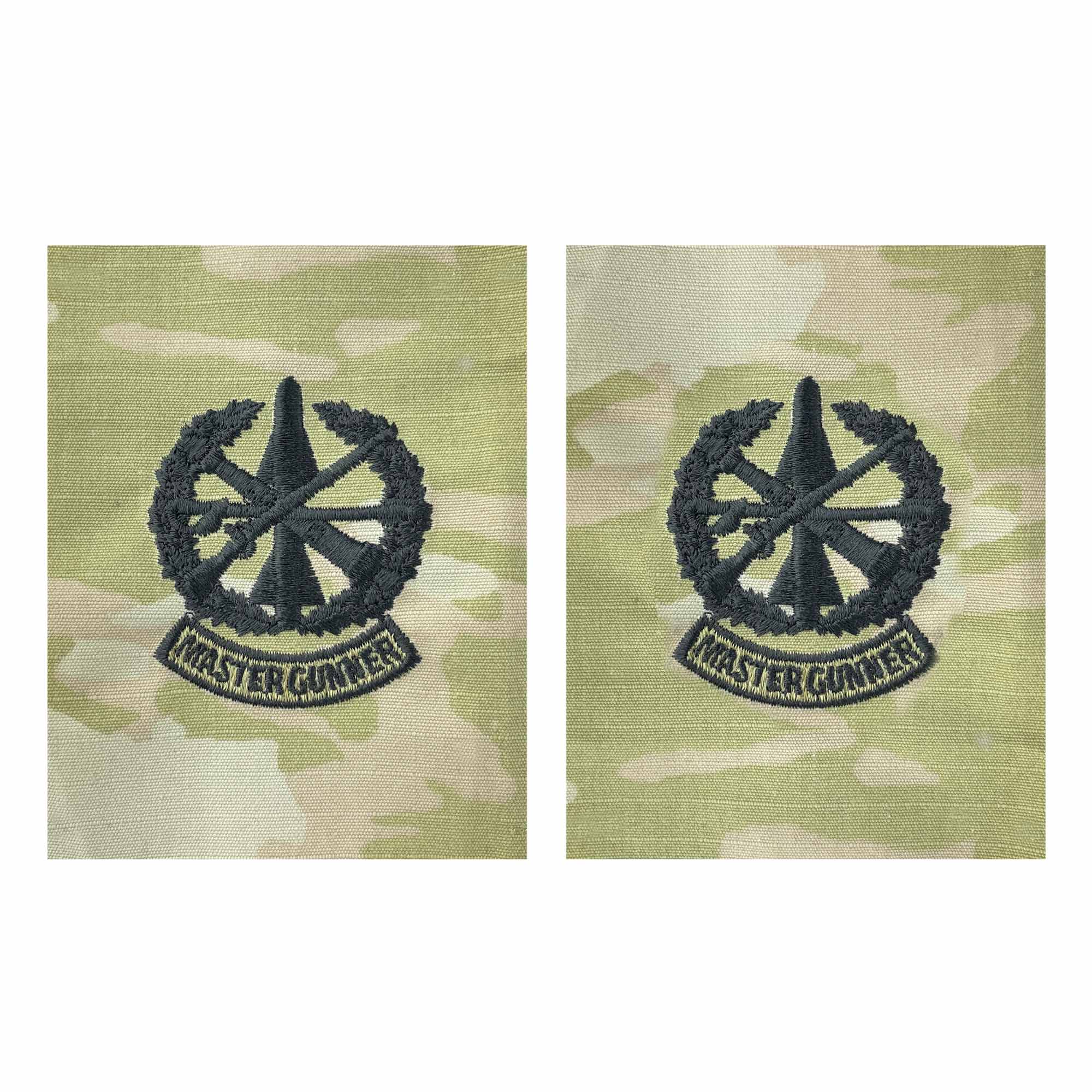 Army Master Gunner Embroidered Sew On Army OCP Uniform Badge