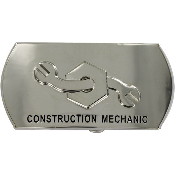 USN Enlisted Construction Mechanic CM Specialty Belt Buckle