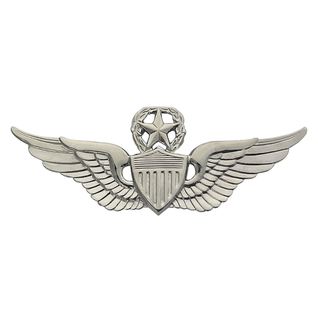 Army Regulation Size Mirror Finish Master Aviator Badge – Vanguard ...