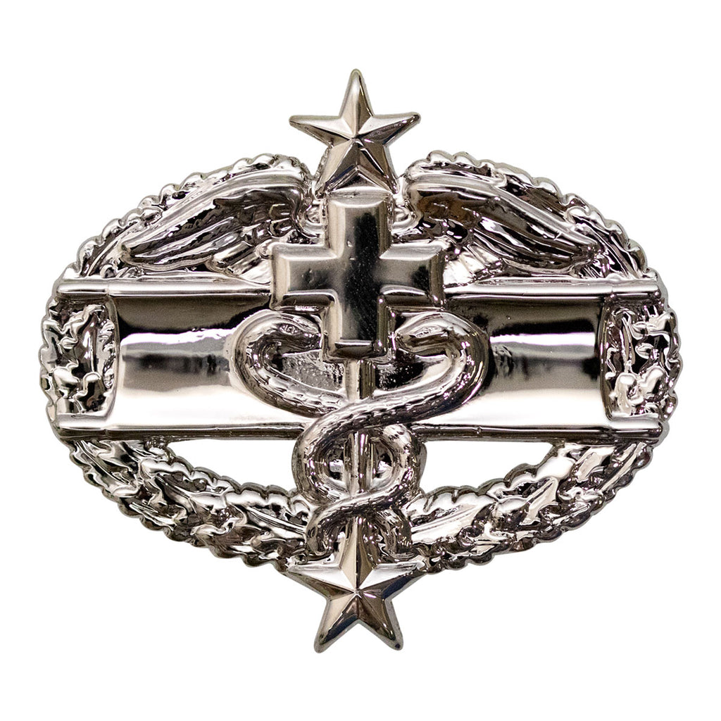 Army Mirror Finish Combat Medical Third Award Badge – Vanguard Industries