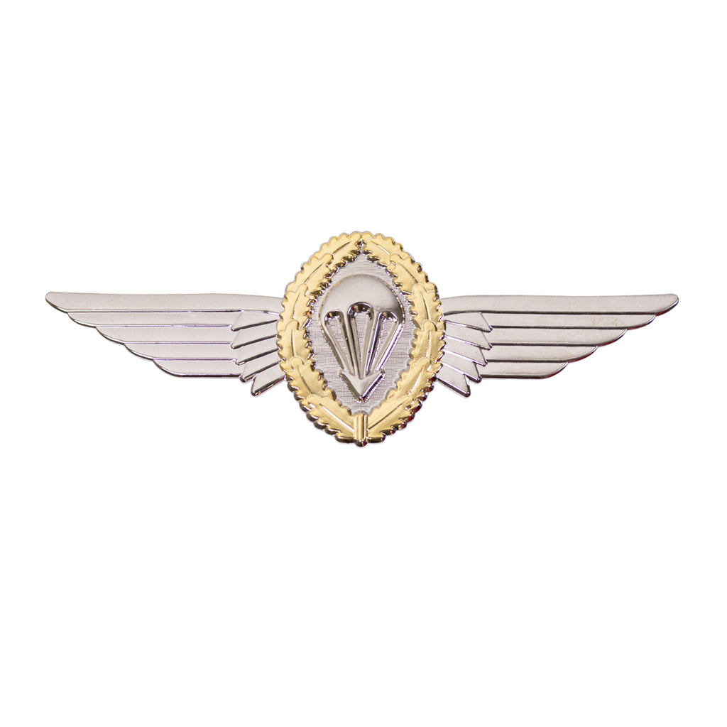 Badge: German Jump Wings Silver with Gold Wreath Regulation size ...