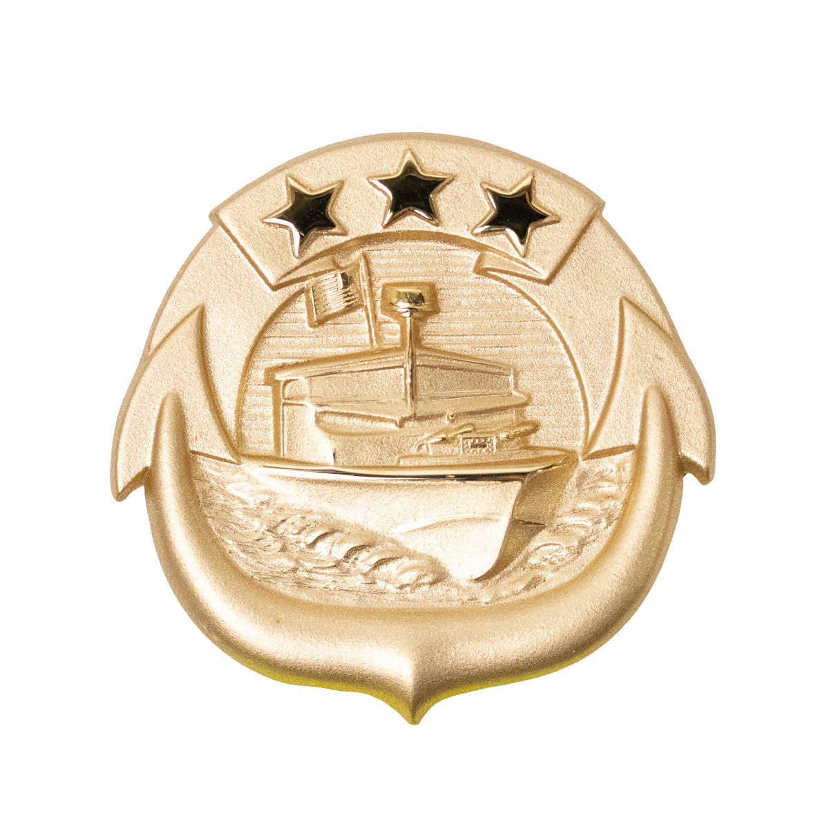 USN Regulation Size Small Craft Officer Badge