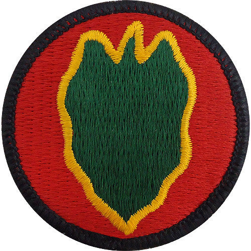 Army 24th Infantry Division Full Color Embroidered Patch