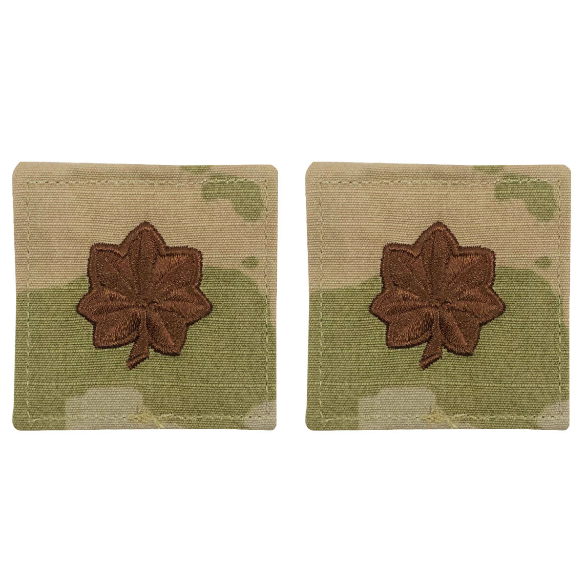 Space Force Officer Rank Insignia Embroidered on OCP with Hook : Major