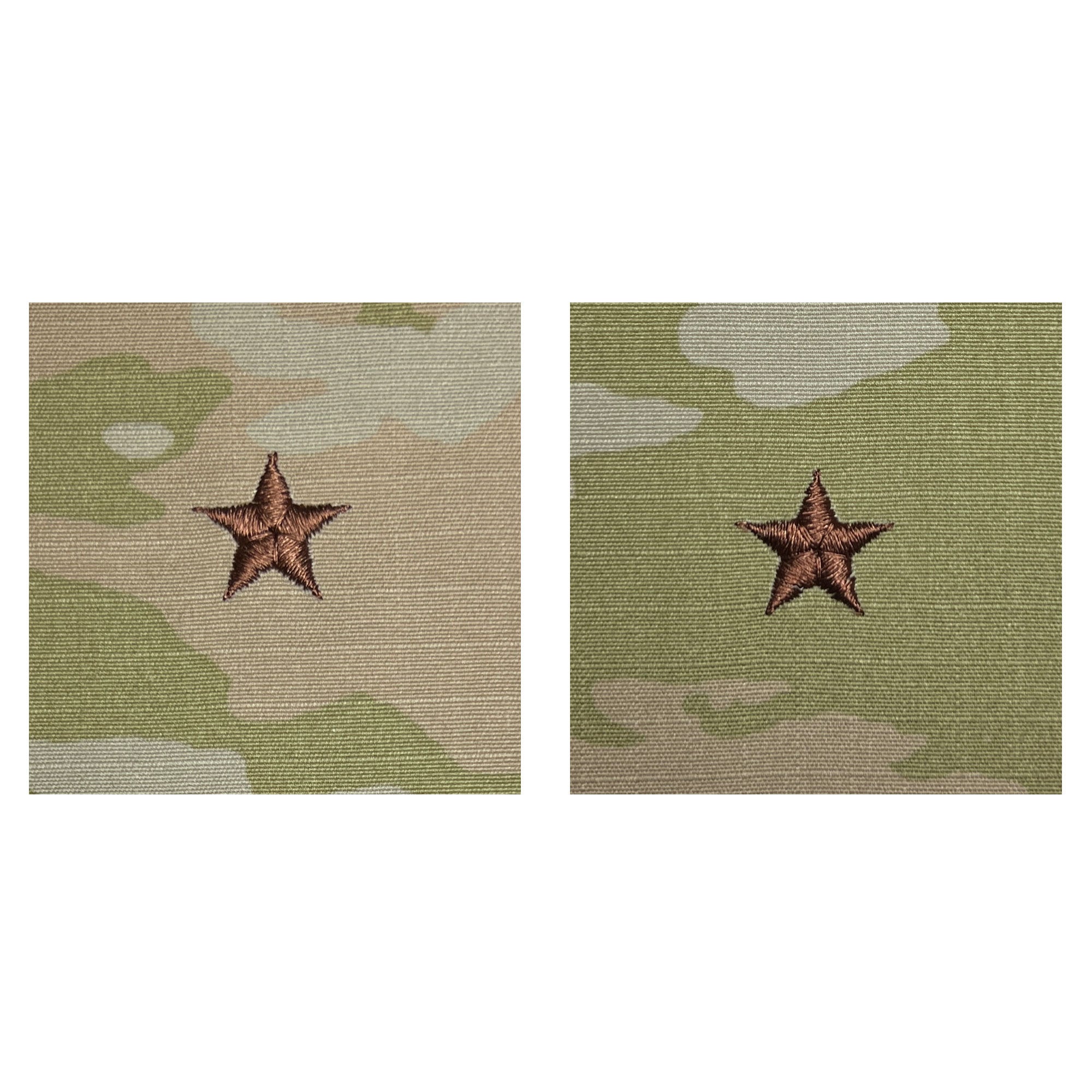 Air Force Embroidered OCP Sew On Officer Rank Insignia: Brigadier Gene
