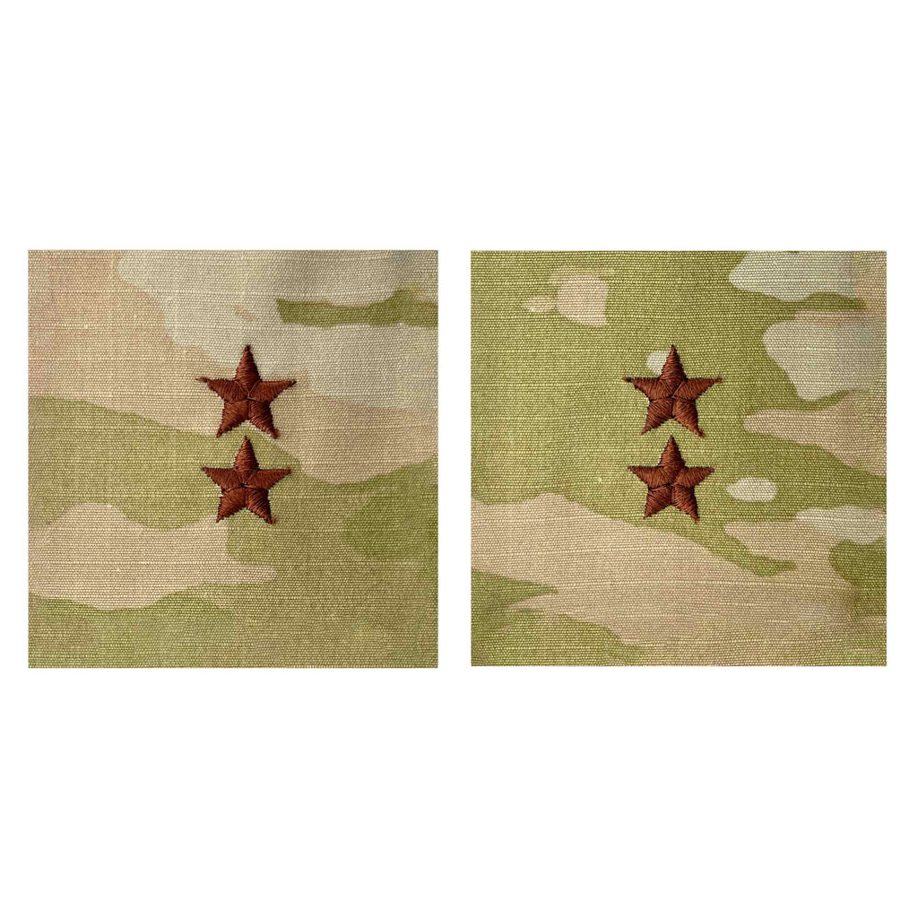 Air Force Embroidered OCP Sew On Officer Rank Insignia: Major General ...
