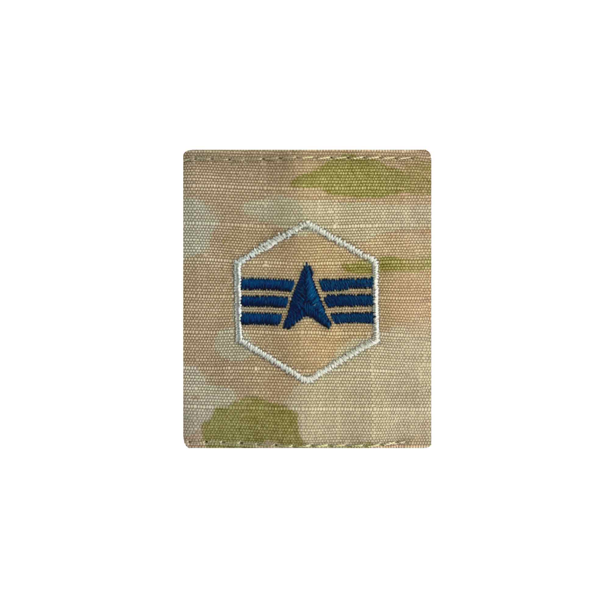 Space Force Gortex Rank: Specialist 4 - OCP jacket tab NEW