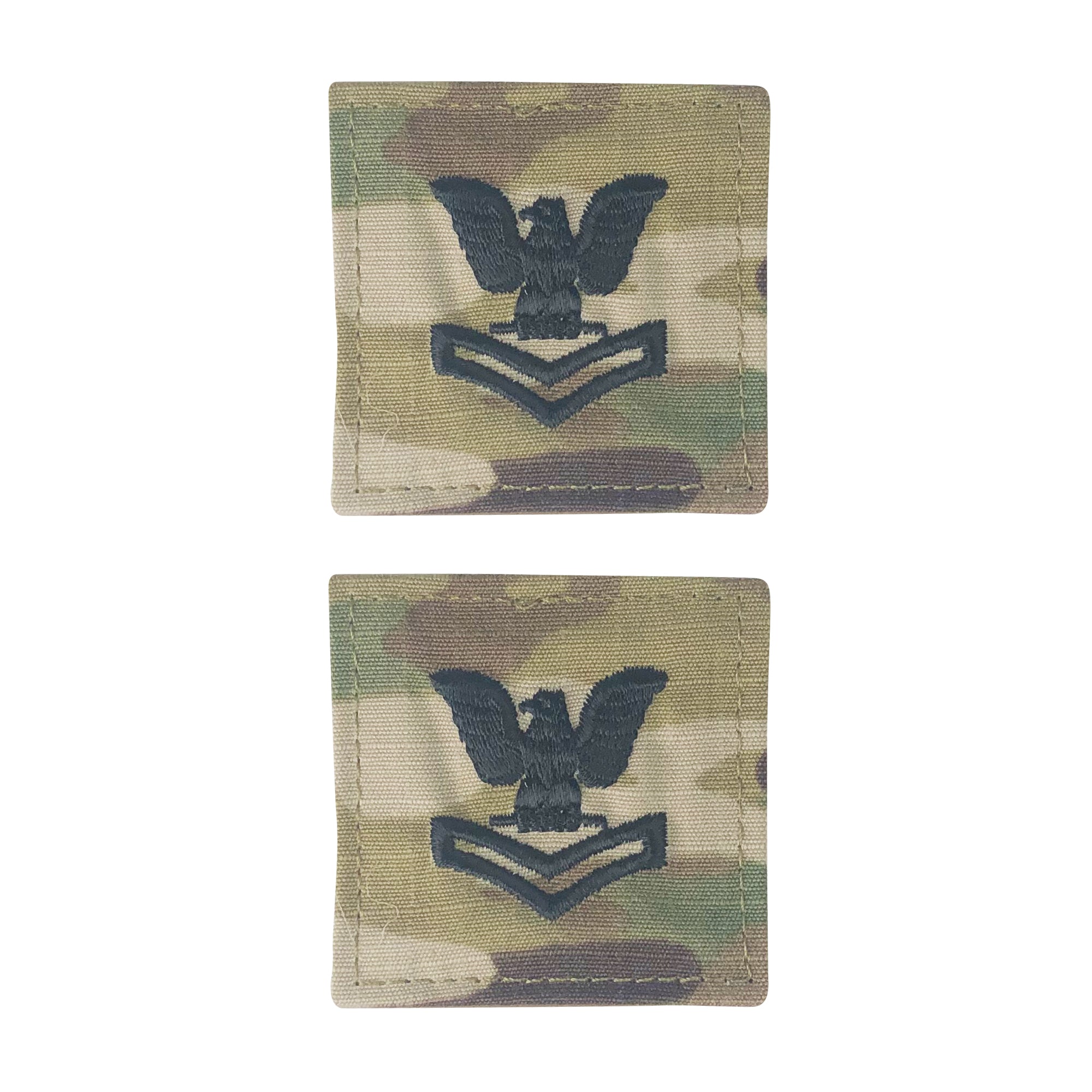 Navy Embroidered OCP with Hook: E5 Petty Officer 2nd Class PO2