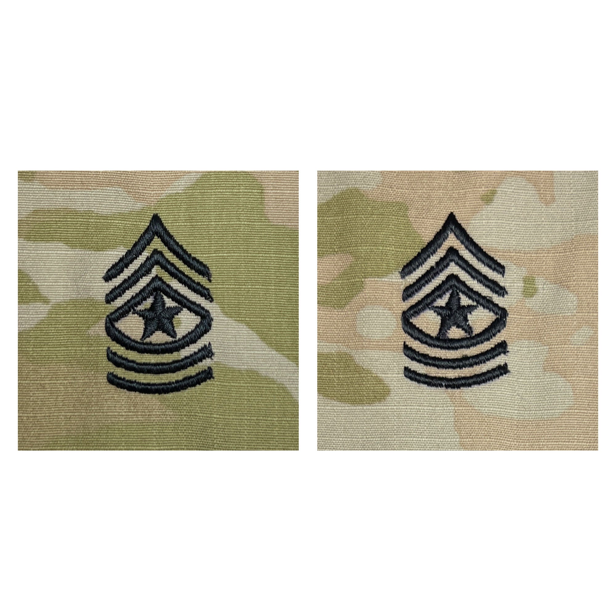 Army Sergeant Major Sew on Rank Insignia for Army OCP Uniform