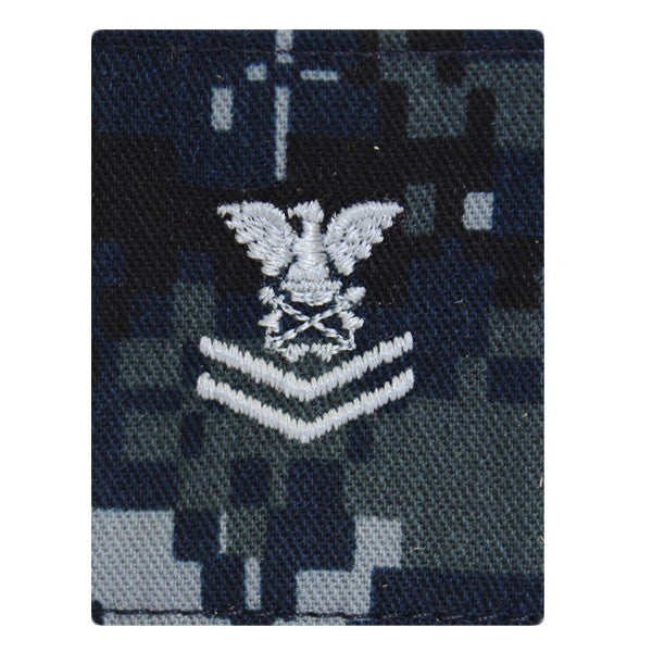 USNSCC / NLCC - PO2 with (2 Stripes) Parka Tab Blue Digital Embroidere