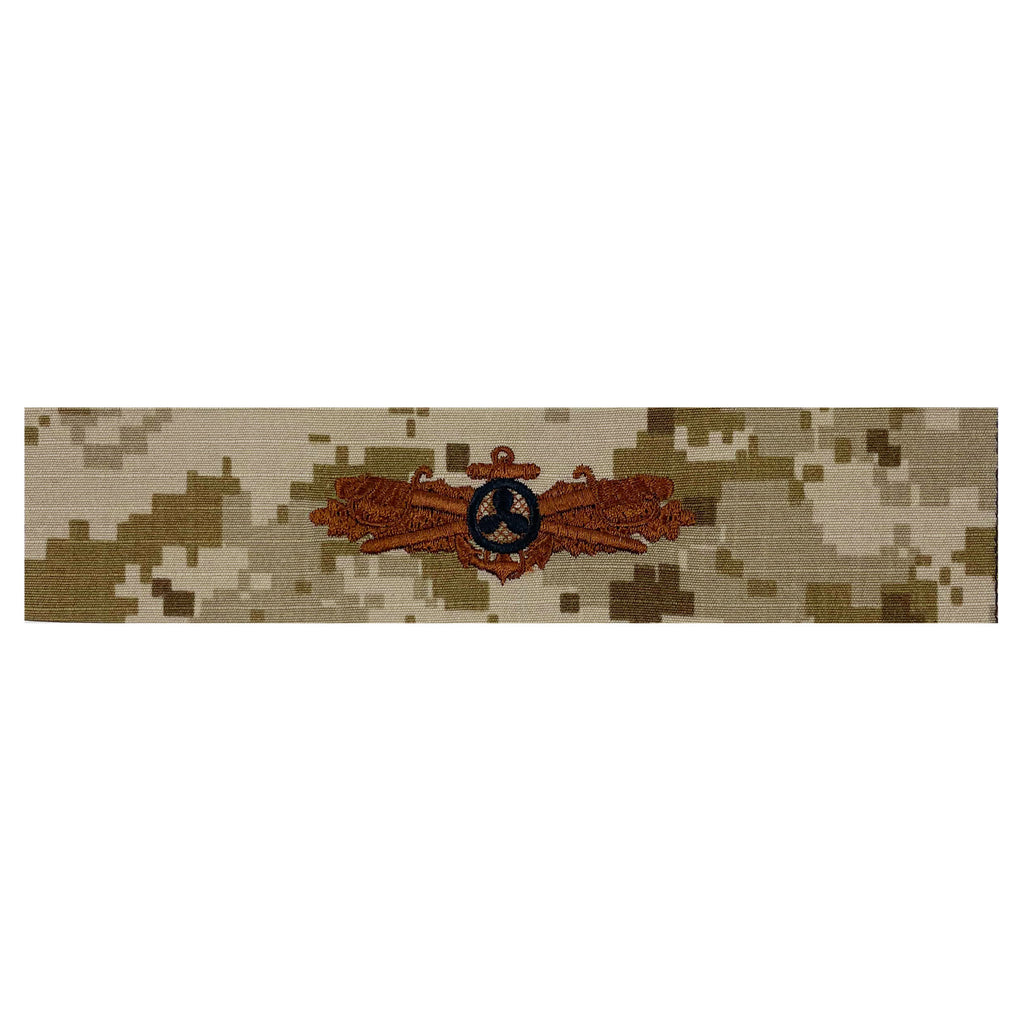 Navy Embroidered Badge: Engineering Duty Officer - Desert Digital ...