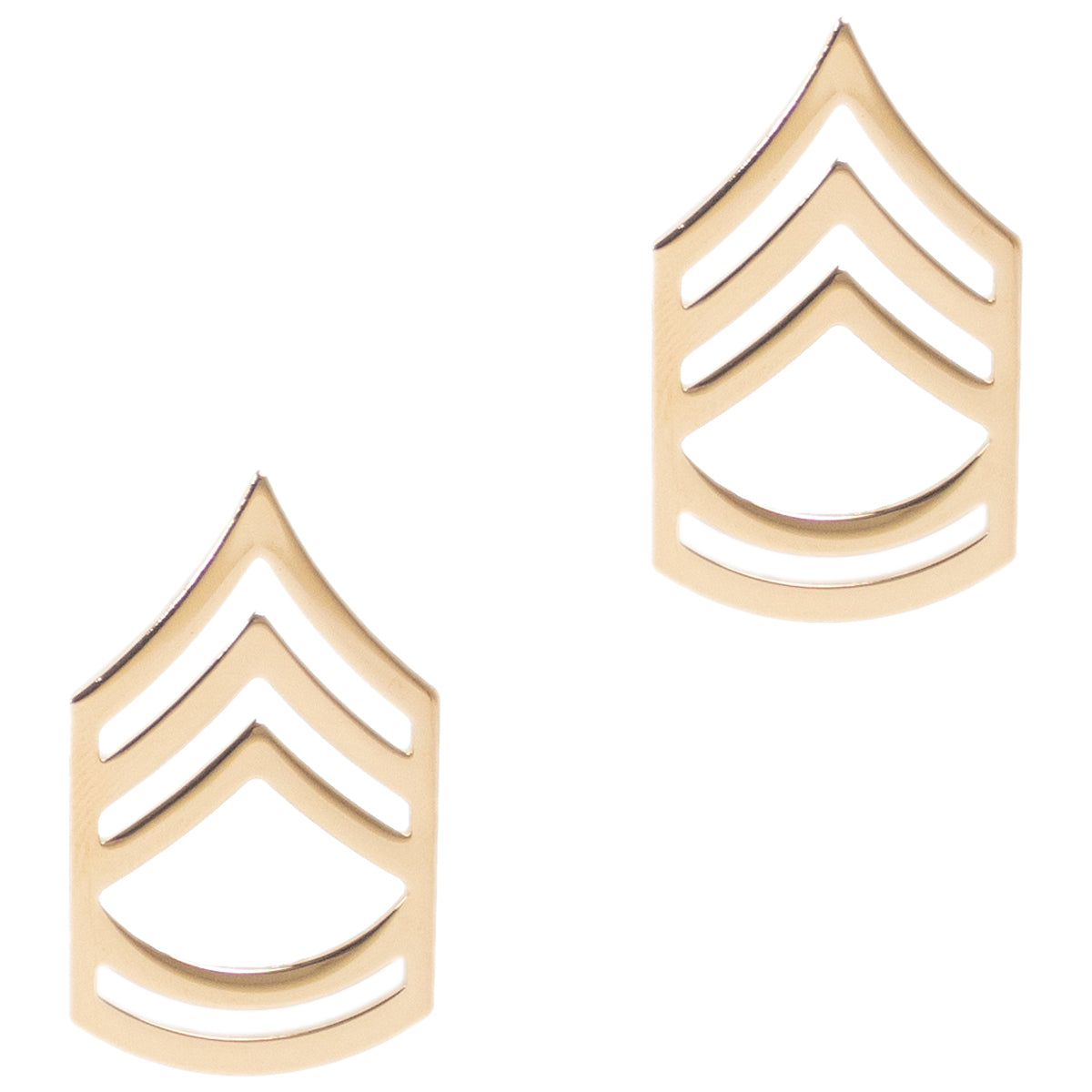 Army 22k Gold Plated Sergeant First Class Chevron