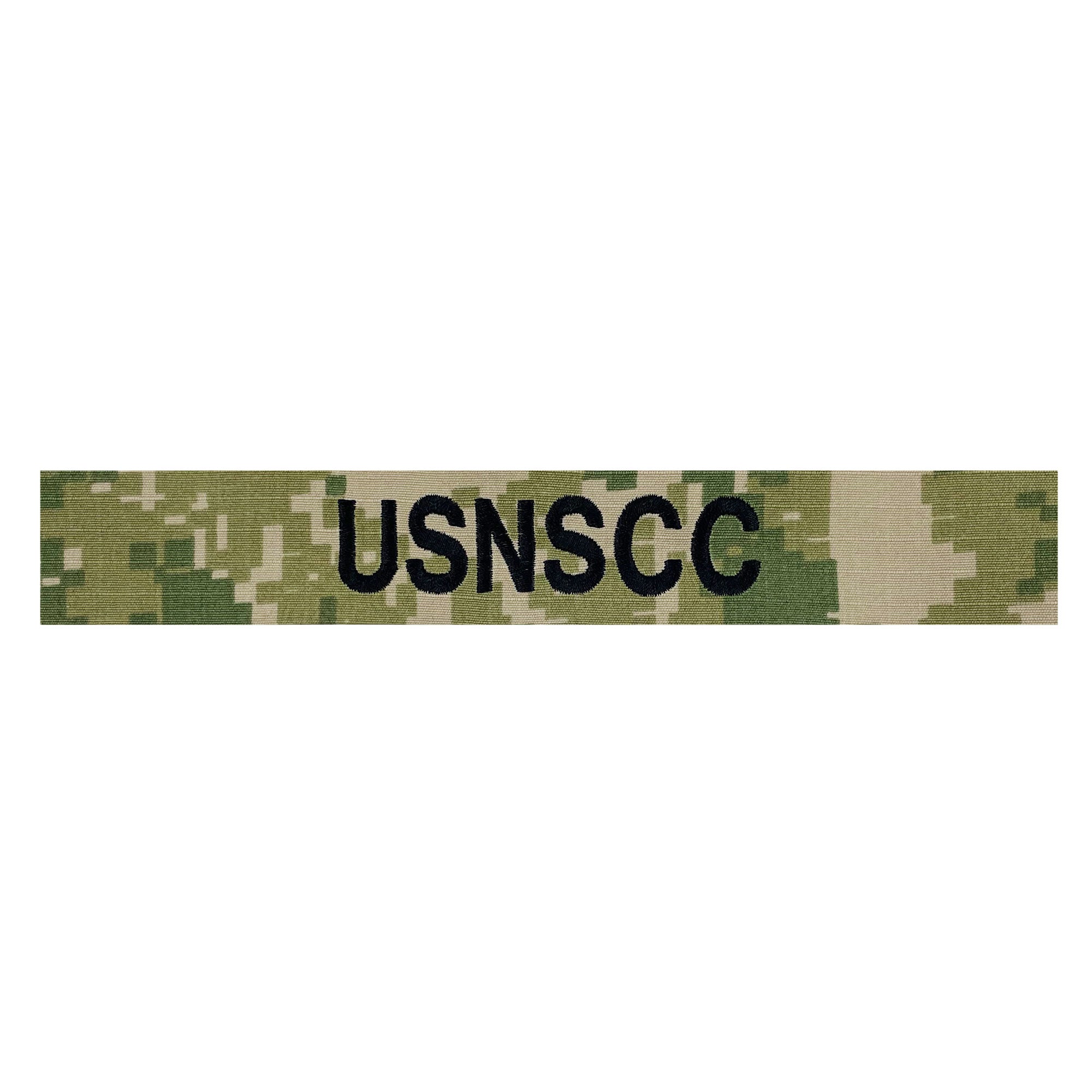 USNLCC Name Tape: Silver Embroidered on Blue Digital - (USNLCC)