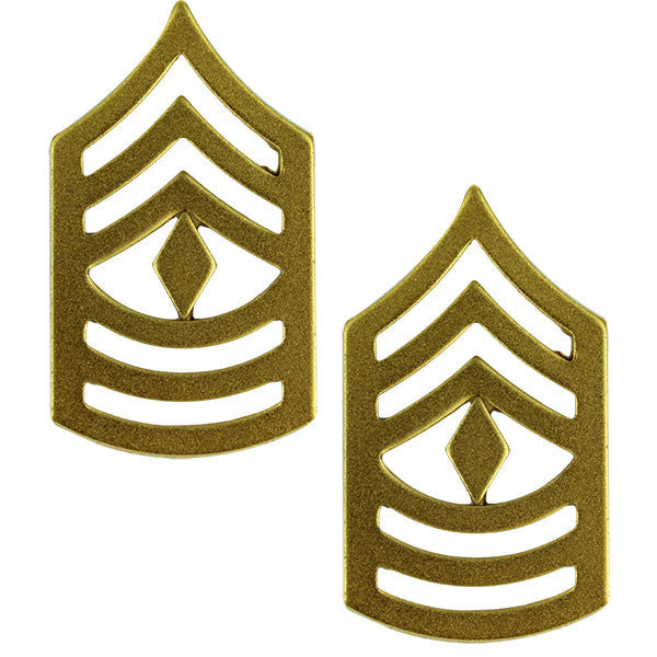 USMC Satin Gold First Sergeant Chevron – Vanguard Industries