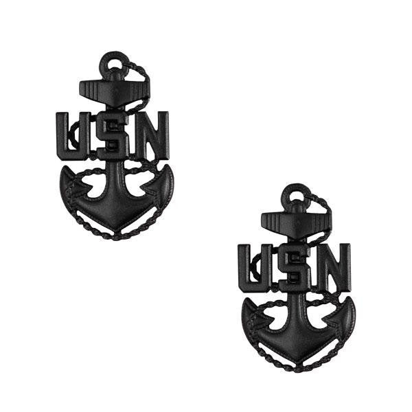 Navy Collar Device: E-7 Corpsman or Seabee - small