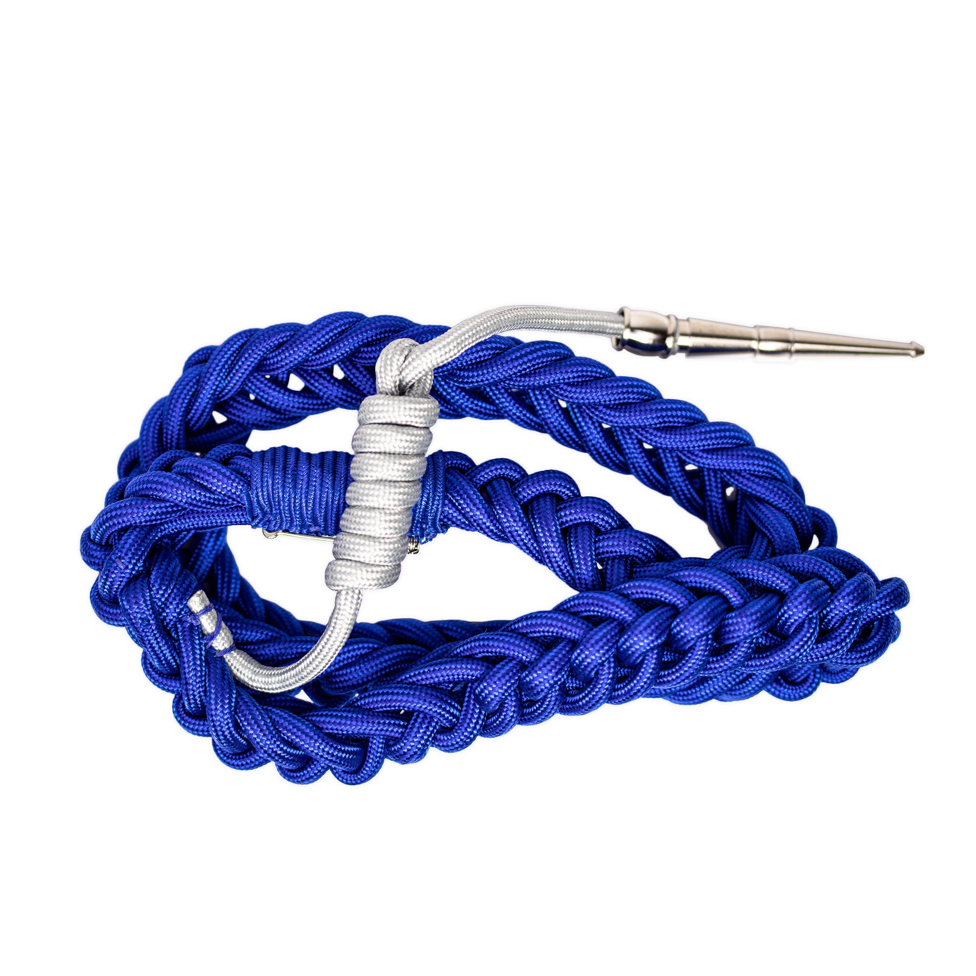 Air Force Honor Guard Shoulder Cord Royal Blue Gray Know closed loop w