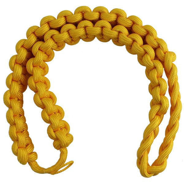 Army Cavalry Armor 2723 Interwoven One Color Lite Gold Shoulder Cord