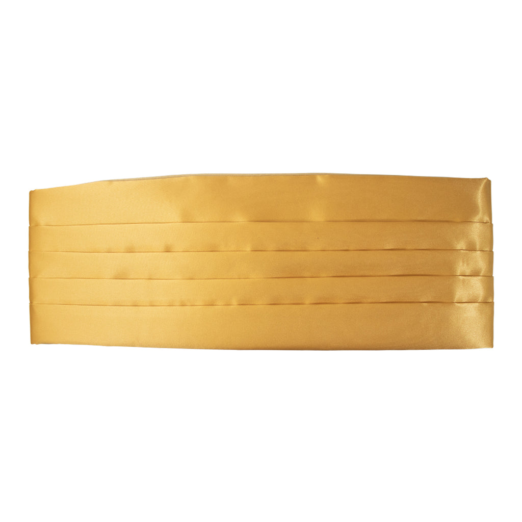 USN Male Satin Gold Cummerbund – Vanguard Industries