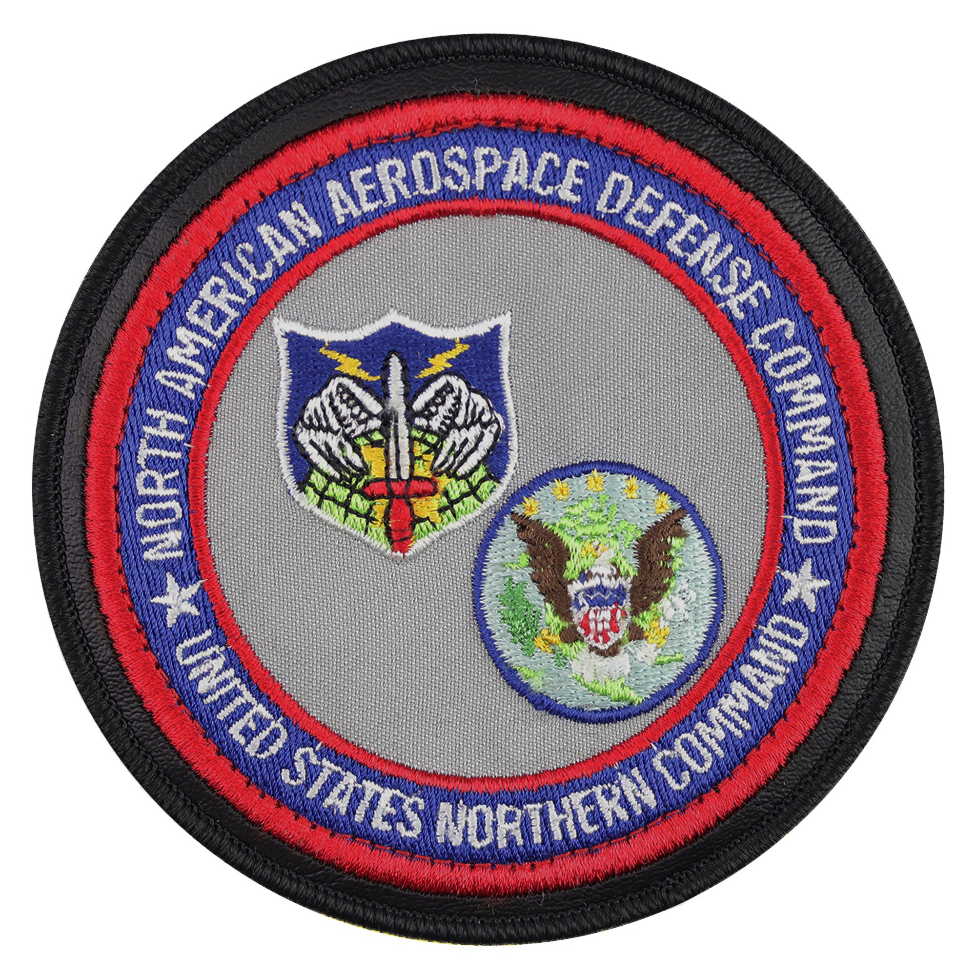 Air Force Patch: North American Aerospace Defense Command - leather wi
