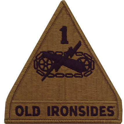 Army First Armored Division OCP Embroidered Patch